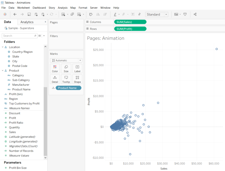 Adding Animations In Tableau Guide - Newcomp Analytics